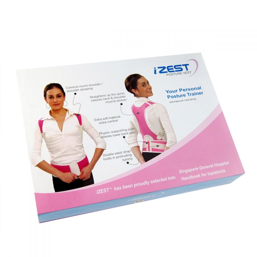 iZest Posture Vest Black (Size S)